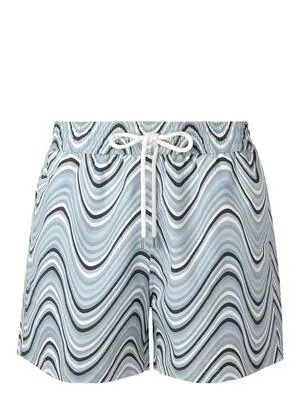 Frescobol Carioca Rio Printed Swim Shorts - Blue