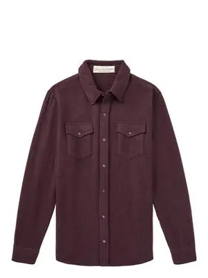 GOD'S TRUE CASHMERE Cashmere Shirt - Burgundy
