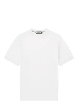 Canali Cotton-piqué T-shirt - White