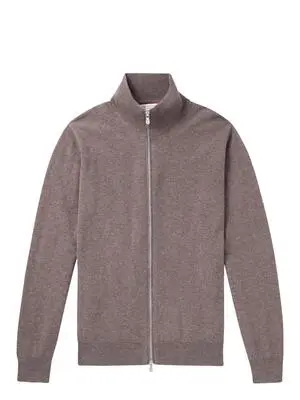 Brunello Cucinelli Cashmere Zip-up Sweater - Neutrals
