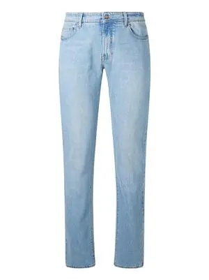 Canali Straight-leg Jeans - Blue