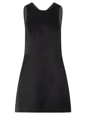 Veronica De Piante Soren Open-back Mini Dress - Black