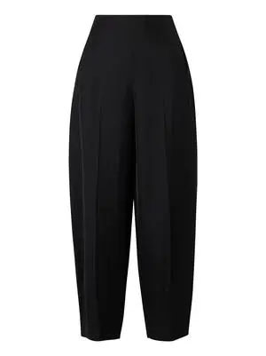FFORME Yvette Twill Barrel-leg Pants - Black