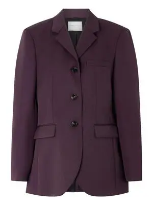 Veronica De Piante Fini Wool Blazer - Purple