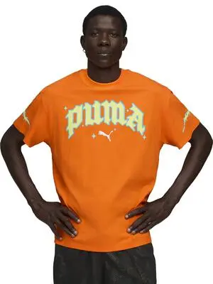 PUMA X Rick And Morty Basketball T-shirt - Orange