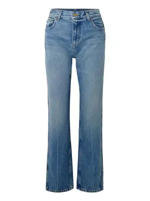 B Sides Mira High-rise Straight-leg Jeans - Blue