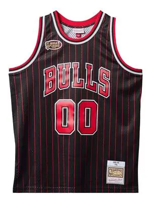 Mitchell & Ness X Playboi Carti X Nba Chicago Bulls 1995 Jersey - Black