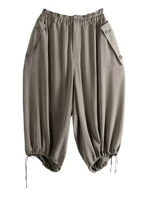 Y’s Elastic Waist Pants - Brown