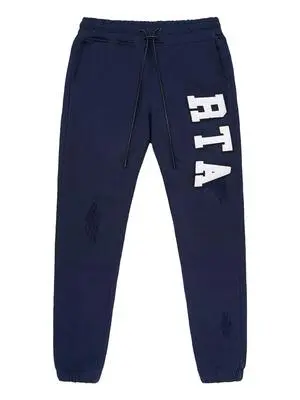 RtA Owen Collegiate Sweatpants - Brown