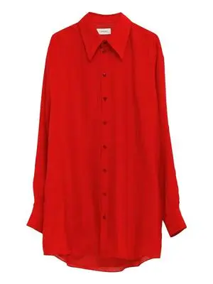 LEMAIRE Flowing Shirt - Red