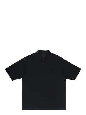 PURPLE BRAND Logo Patch Polo Shirt - Black