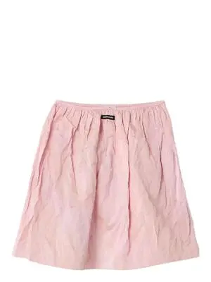 MIU MIU Logo-Detail Mini Skirt