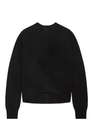Givenchy Long-sleeved Logo Sweater - Black