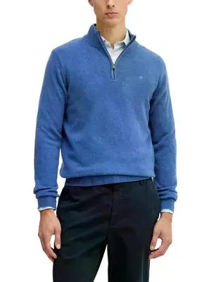 HACKETT Elbow-patch Sweater - Blue