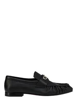 CHRISTIAN LOUBOUTIN Mocallista Flat Loafers - Black/lin Black