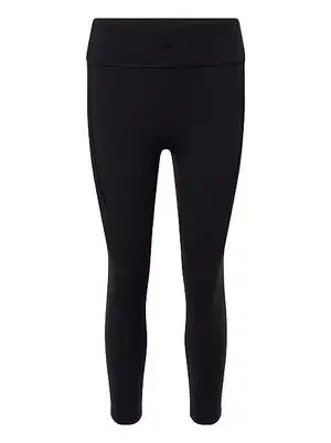 On Performance 7/8 High-waisted Stretch-jersey Leggings - Black