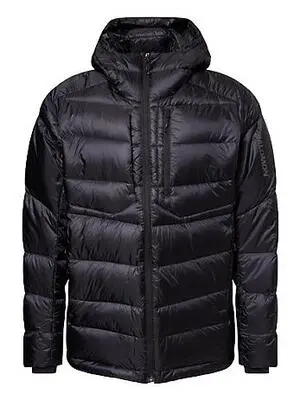 SALOMON Elixir Ultra Hooded Shell-down Jacket - Deep Black