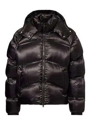 THE COUTURE CLUB Quilted Shell Jacket - Black
