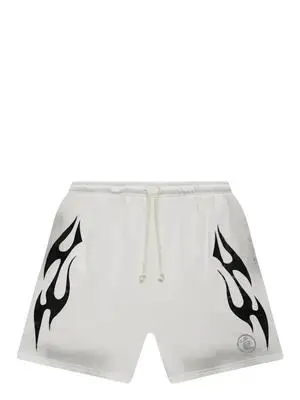 HELLSTAR Flame Short - White/black