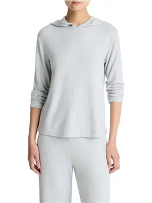 Vince Cozy Long-sleeve Hoodie - Grey