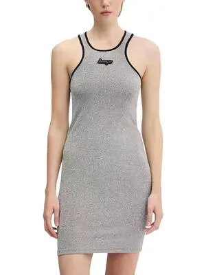 Hugo Racerback Mini Dress - Grey
