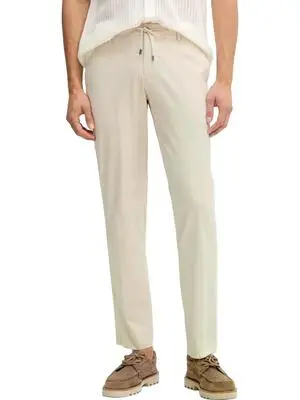HACKETT Drawstring-waist Trousers - Neutrals