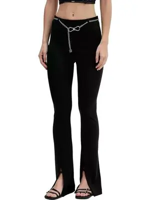 Hugo Slit-cuff Trousers - Black