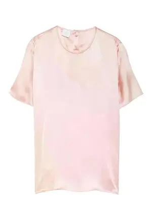 Eleventy Short-sleeve Blouse - Pink