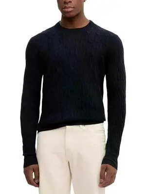 HACKETT Round Neck Sweater - Blue