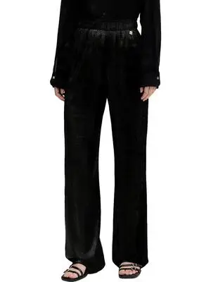 Hugo Kogo-plaque Trousers With Elasticated Waistband - Black