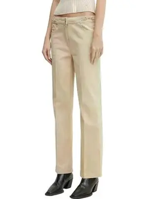 MARCIANO Five-pocket Jeans With Chain Detail - Neutrals
