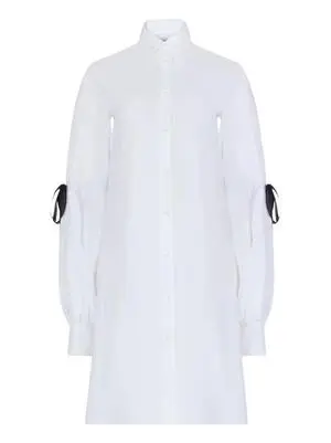 Nina Ricci Bow-detail Shirt Dress - White
