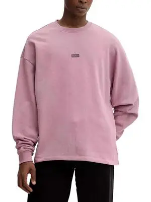 Hugo Logo-print Sweatshirt - Pink