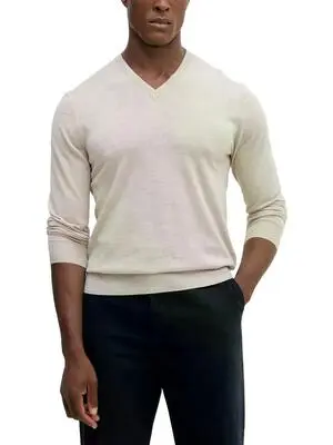 HACKETT V-neck Sweater - Neutrals