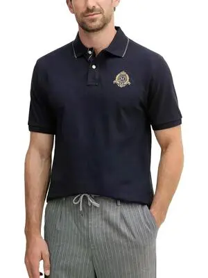 HACKETT Cotton Polo Shirt - Blue