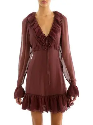 SECRET PON-PON Poet Dress - Mulberry