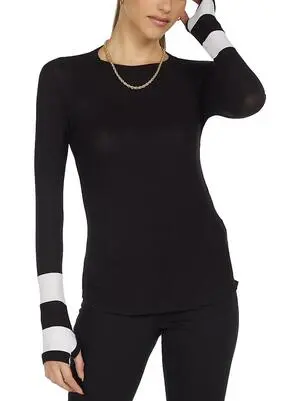 Michael Lauren Carsten Top - Black/white