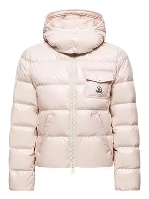 Moncler Andro Hooded Down Jacket - Pink