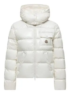 Moncler Andro Hooded Down Jacket - White