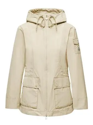 Moncler Leandro Hooded Parka - Beige