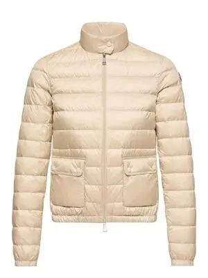 Moncler Lans Short Down Jacket - Beige