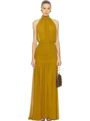 CAMILA COELHO Yaritza Gown - Chartreuse