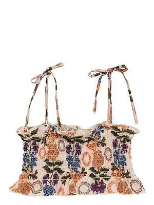 Agua Bendita Giselle Fiore Top - Multicolor