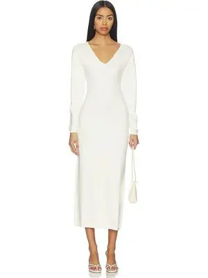 L'academie By Marianna Yaslin Midi Dress - Ivory