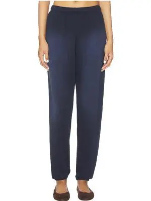 Michael Lauren Boyfriend Sweatpant - Bleached Navy