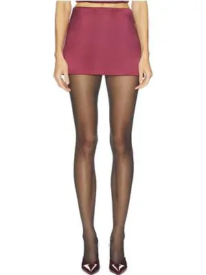 CAMILA COELHO Solena Mini Skirt - Oxblood