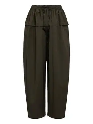 Alaïa Peplum Pant - Olive