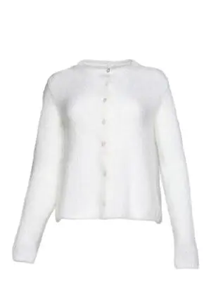 Loewe Cardigan With Anagram Embroidery - White