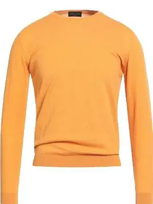 ROBERTO COLLINA Cotton Sweater - Mandarin