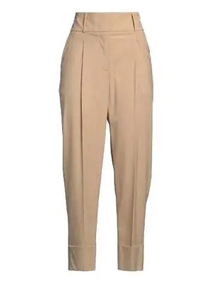 Peserico Tapered Pants With Embellishments - Beige